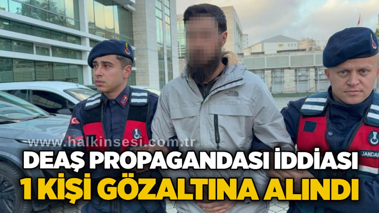 One person was detained on charges of ISIS propaganda - Düşünce Suçu ...